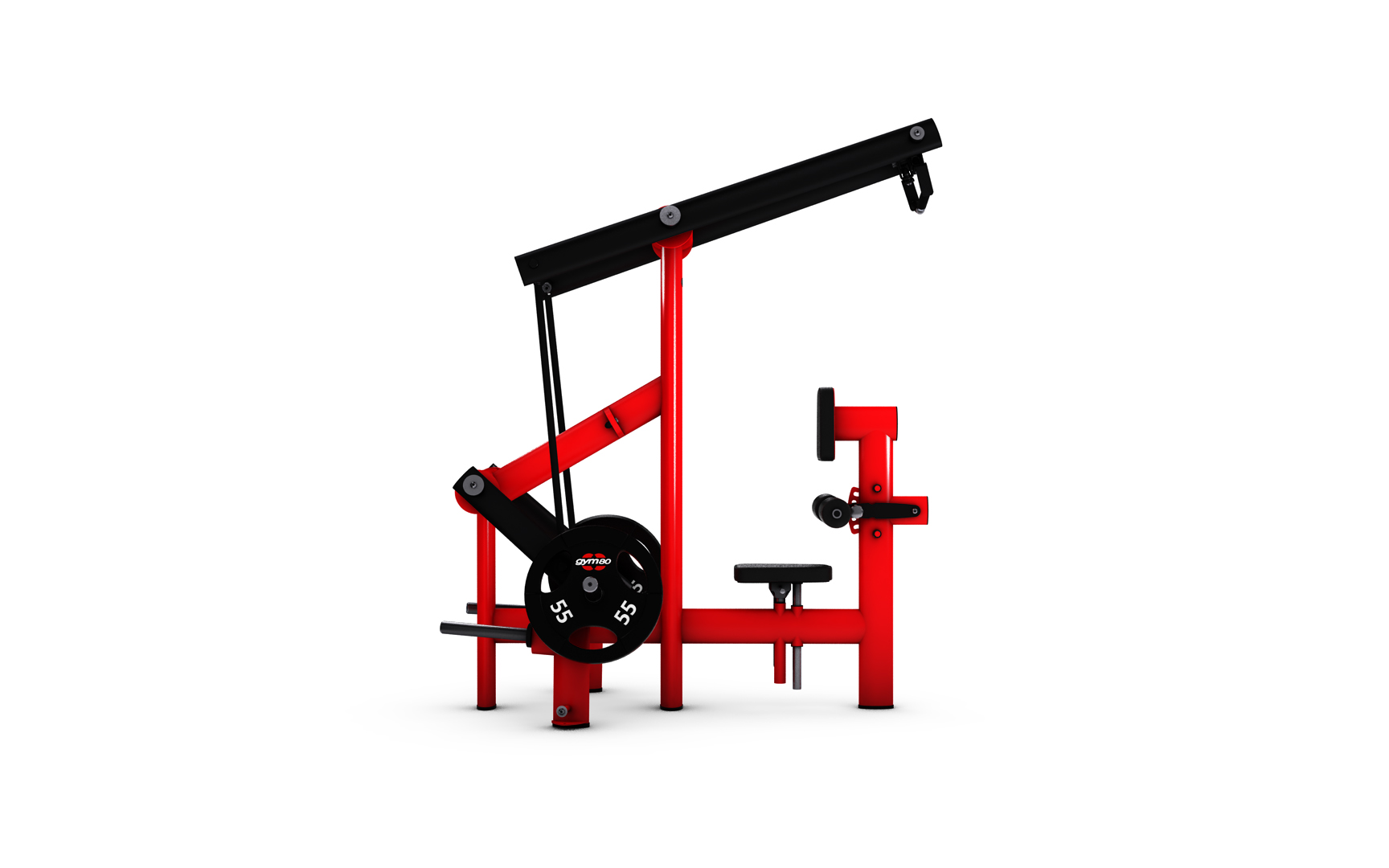 4340 PURE KRAFT High Row with Movable Handles - gym80 USA